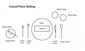 How to Set a Casual Dinner Table | Polo & Tweed